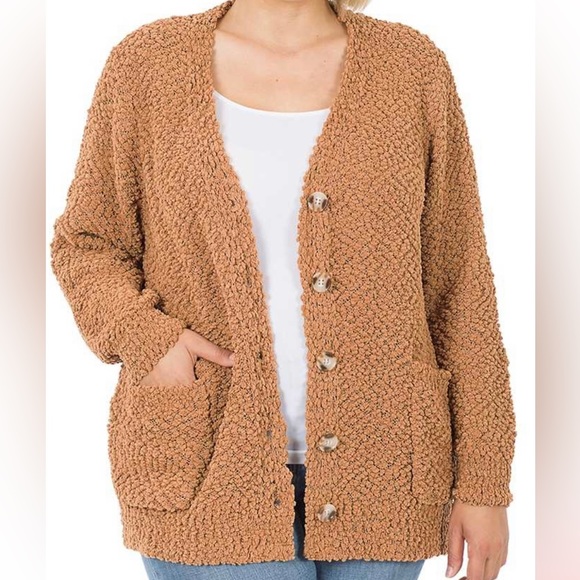 Sweaters | Plus Size Popcorn Cardigan | Poshmark